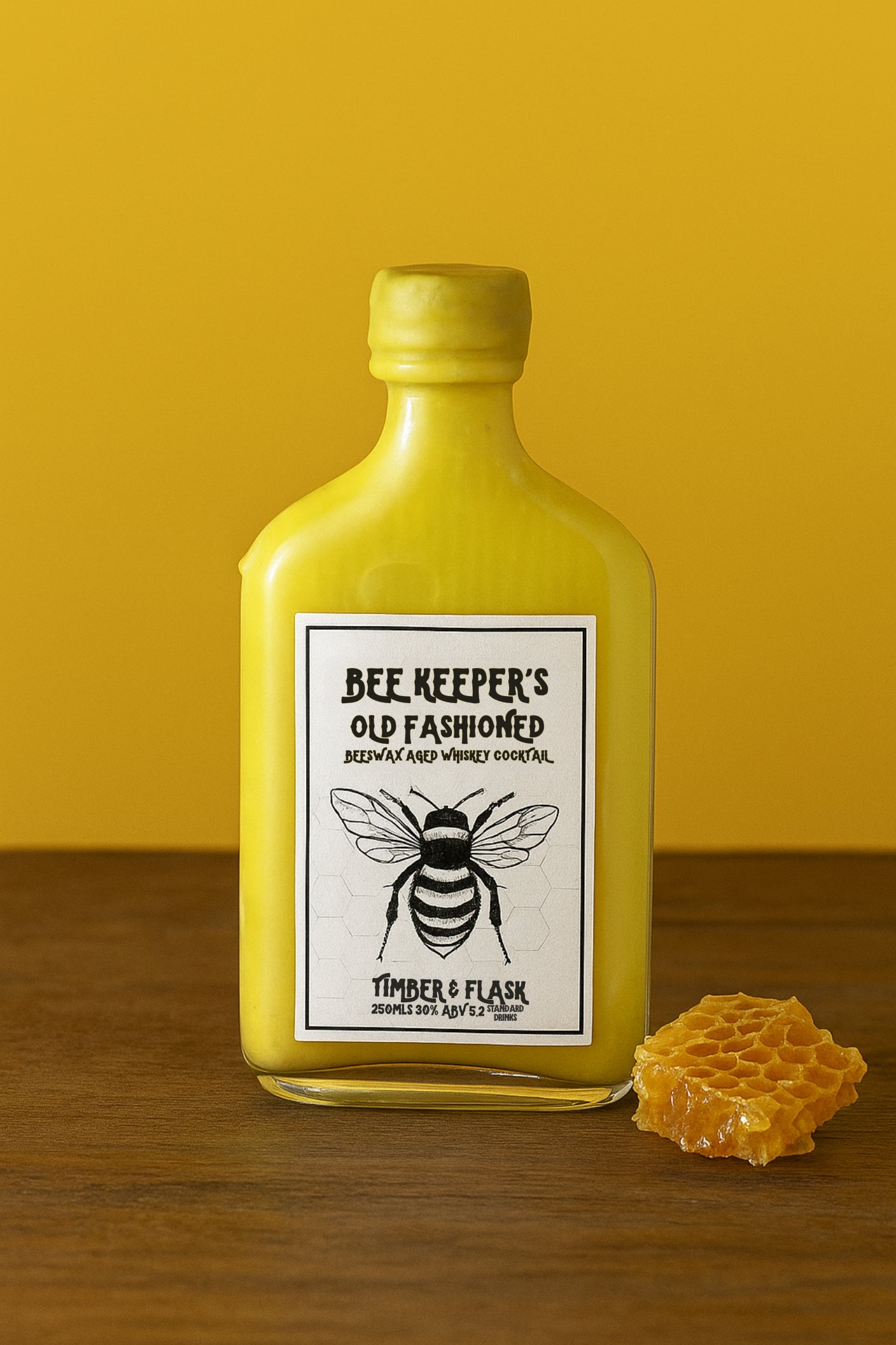 Beekeepers Old Fashioned Hip Flask – Punch Drinks